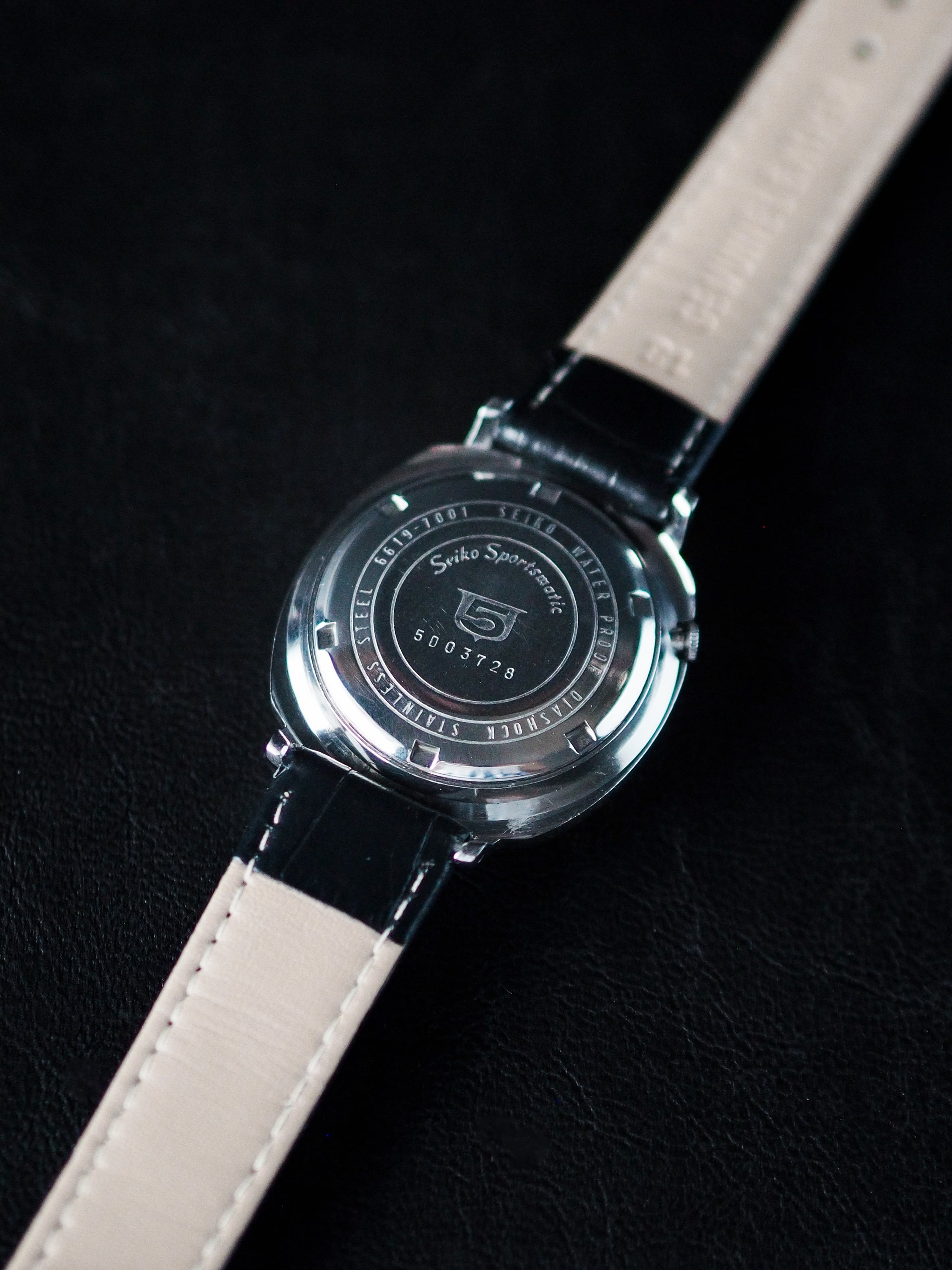 Seiko Sportmatic 6619-7001 Weekdater Dark Grey Dial